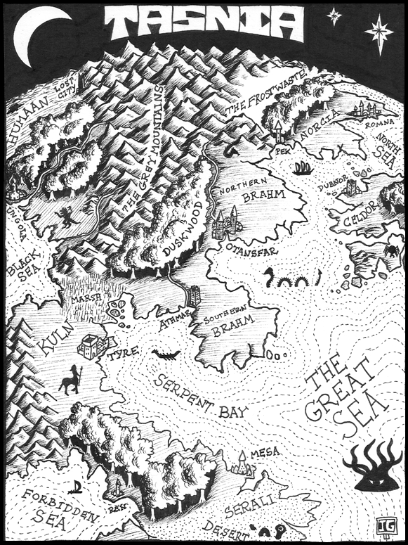 Tasnia Map – Grey Gnome Games